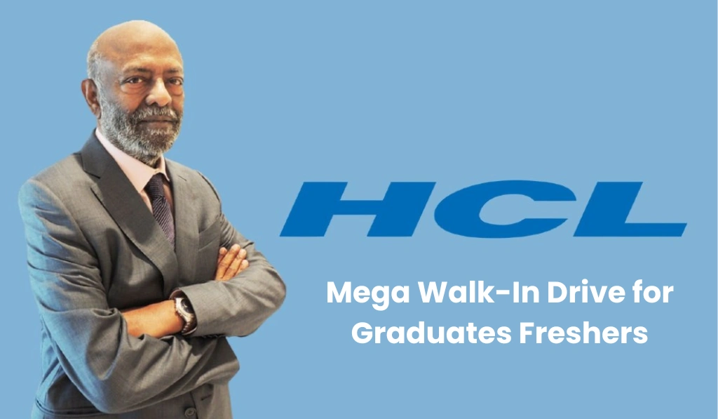 HCLTech – Mega Walk-In Drive for Freshers on 4th January 2025 - Pharma ...