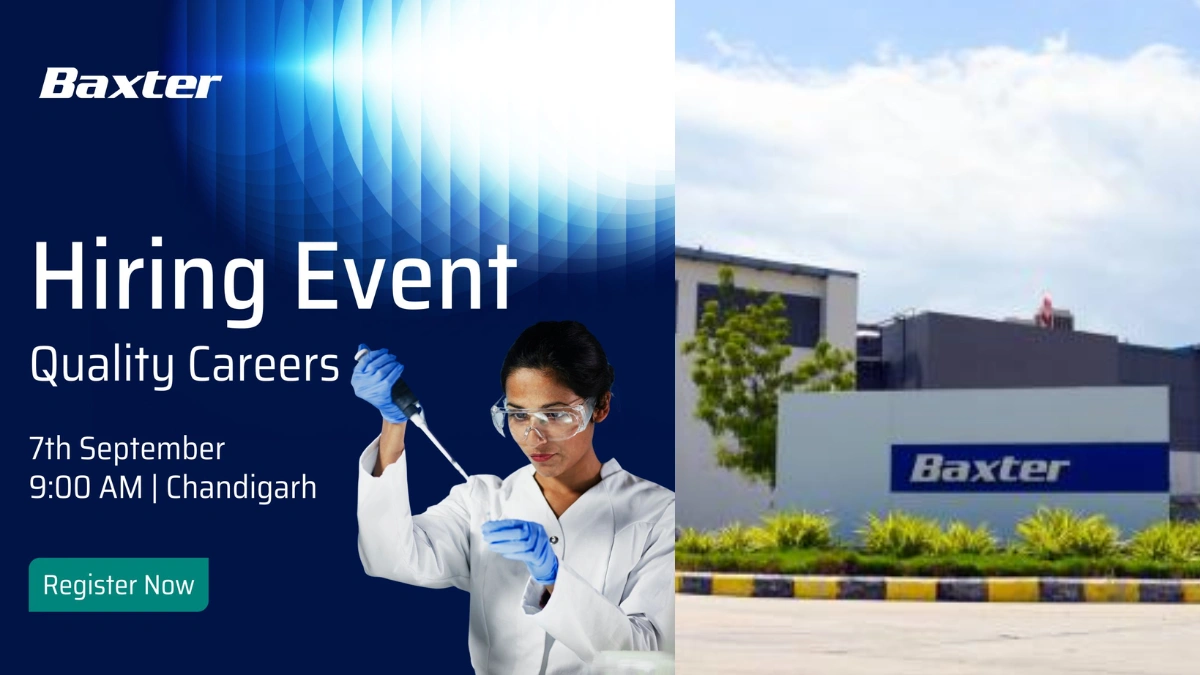 Baxter Pharmaceuticals Walk-In Drive 2025 – Quality Department Jobs for ...