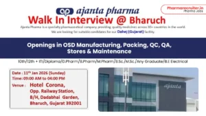 Pharma Recruiter - Pharma Jobs, Walk In Interview, Internship, Healthcare
